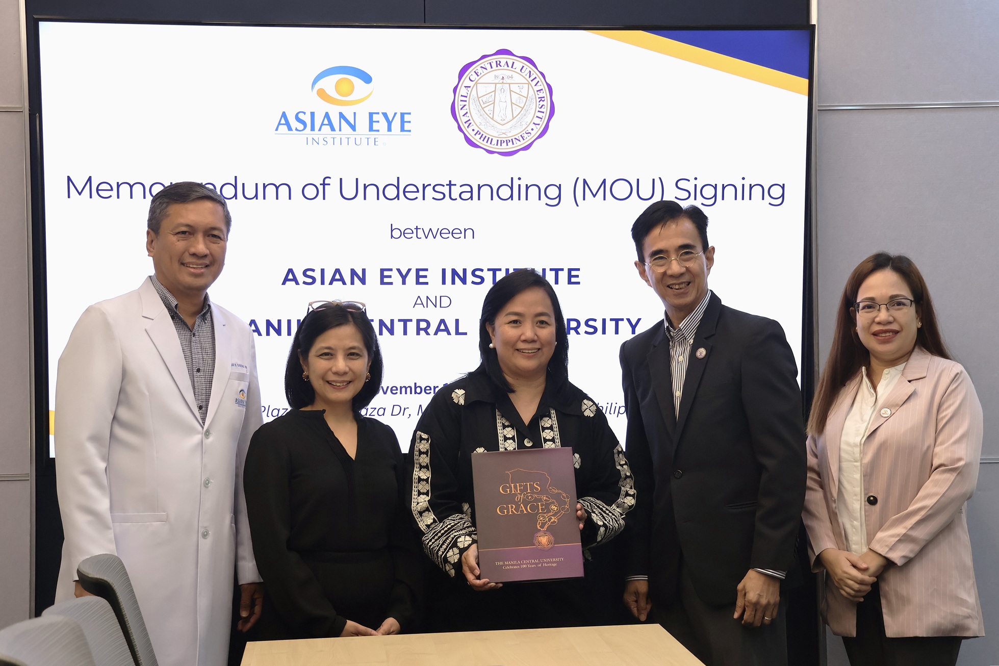 MCU Finalizes Internship Partnership With Asian Eye Institute